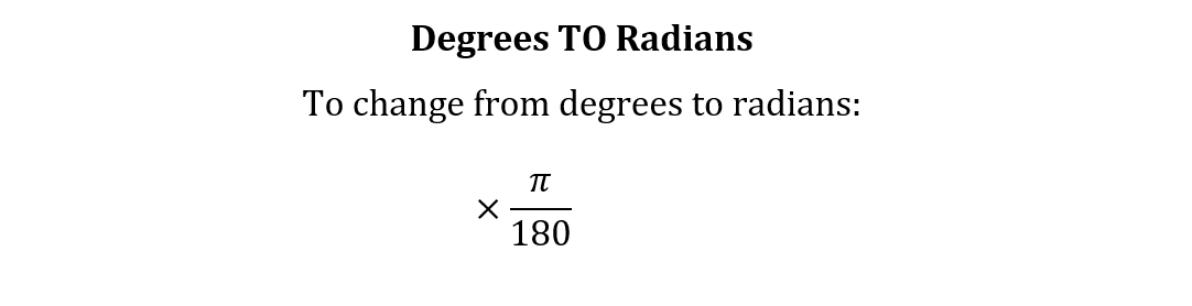 Degrees to Radians | Cluey Learning